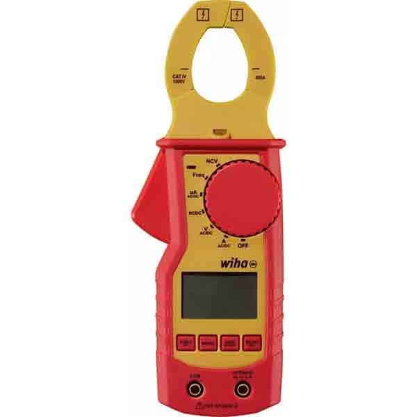 WIHA - Clamp meter up to 1,000 V AC, 400A CAT IV incl. 2x AAA batteries ...